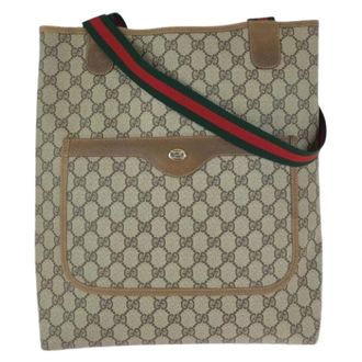Gucci Pre-owned Sac fourre-tout en toile GG Supreme - Femme - Pre-owned - Beige - Taille: ONE Size