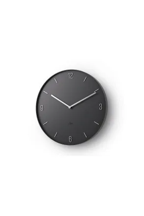 Zack Wanduhr Prevo, Schwarz, Kunststoff, Dekoration, Uhren, Wanduhren