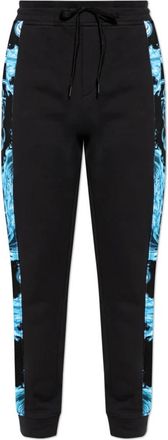 Versace Jeans Couture Homme, Pantalons, Noir, Taille: L Barocco Print Pantalons de surv&ecirc;tement
