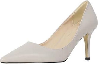 Generic Escarpins à talons hauts à bout fermé pour femme Escarpins à bout pointu pour mariage, bal, travail, demoiselle dhonneur, invité, tendance, confortabl