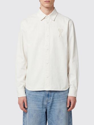 Ami Surchemise en coton avec monogramme ton sur ton