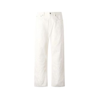 Roberto Cavalli Zebra Print Five-Pocket Hose - - Trousers - Herren - Wei&szlig; - W31