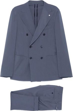 L.B.M. 1911 L.b.m. 1911, Homme, Costumes, Bleu, Taille: 3XL Costume Double-Breasted