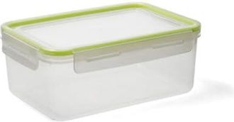 Quid Greenery Rectangbeh&auml;lter aus Kunststoff, luftdicht, 13 x 18 x 11,5 cm, 1,8 l, Polypropylen, mikrowellengeeignet, Gefrierschrank, tragbar