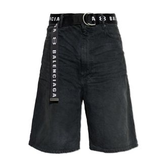 Balenciaga Belted Shorts - - Shorts - Herren - Schwarzk - W32