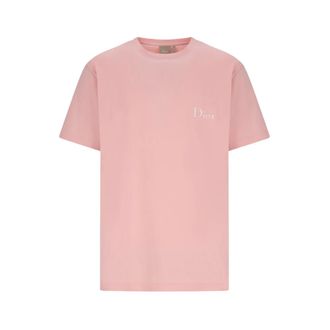 Dior Homme, Tops, Rose, Taille: M T-Shirt avec Broderie Dior