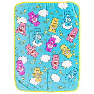 Silver Buffalo Care Bears Star Clouds Flanell-&Uuml;berwurf, 114,3 x 152,4 cm, 185 g/m&sup2;