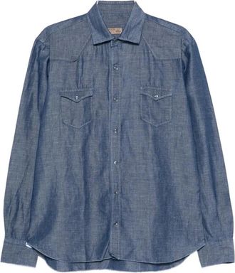 Barba Homme, Chemises, Bleu, Taille: 5XL Casual Shirt