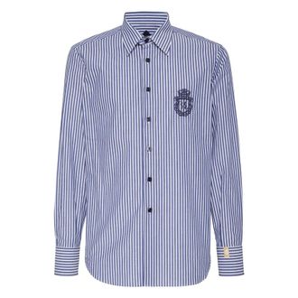 Billionaire Boys Club Homme, Chemises, Bleu, Taille: S Shirt Silver Cut LS