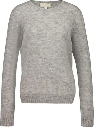 120% Lino Femme, Pulls, Gris, Taille: 38 FR Pull en m&eacute;lange de cachemire