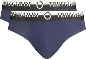 Trussardi Homme, Sous-v&ecirc;tements, Bleu, Taille: 2XL Slip Bi-Pack