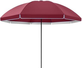 Generic Sonnenschirm 2,6 m/2,8 m, Groß Rund Stabil Windfest Marktschirm, Balkonschirm Höhenverstellbar, UV Schutz 50+ für Garten, Terrasse, Hinterhof und Pool