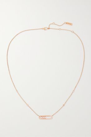 Messika Baby Move Kette Aus 18 Karat Roségold Mit Diamanten