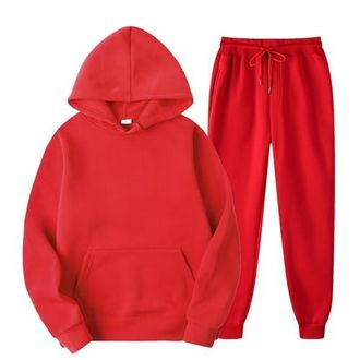 Generic Ensemble sweat &agrave; capuche et pantalon pour femme - Ensemble de v&ecirc;tements de d&eacute;tente pour femme - Grande taille - Pull &agrave; capuche d&eacute;t&eacute; - Pull long avec p