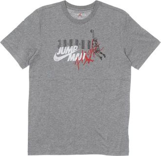 Nike Jordan Grafik T-Shirt mit Rundhalsausschnitt - - Sport - Herren - Grau - XL