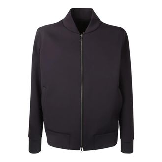 Harris Wharf London Zwei-Taschen Bomberjacke mit Rei&szlig;verschluss - - Jackets - Herren - Blau - M