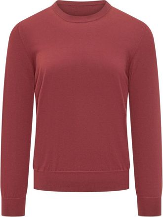 Brunello Cucinelli Homme, Sweatshirts et sweats &agrave; capuche, Rouge, Taille: 3XL Pull ras du cou