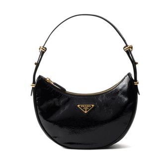 Prada Arqu&eacute; Schultertasche - - Bags - Damen - Schwarzk - ONE SIZE