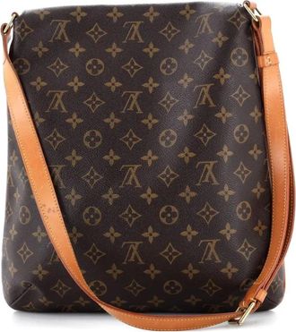 Louis Vuitton Musette Salsa Handbag Monogram Canvas GM crossbody bag - Braun