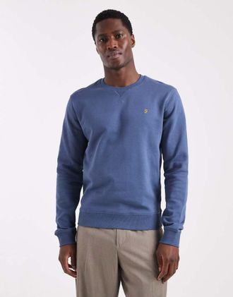 Farah Tim - Sweat ras de cou - Bleu