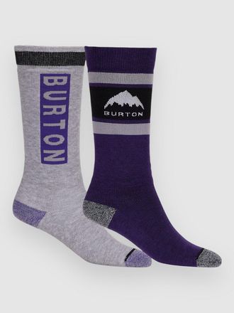 Burton Weekend Mwt 2Pk Kids Socken imperial purple