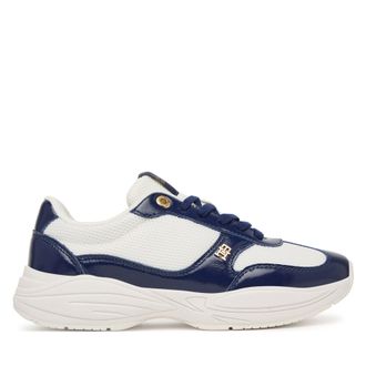 Tommy Hilfiger Sneakers Tommy Hilfiger Modern Runner Shiny Leather FW0FW09413 Dunkelblau