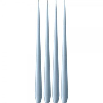 Ester & Erik Taper Candles, Box, 32cm, 4 St&uuml;ck, 83 Dusty Blue [SET4]
