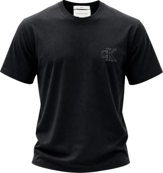 Calvin Klein Jeans Relaxed Embossed Logo T-Shirt - - Tops - Herren - Schwarzk - S