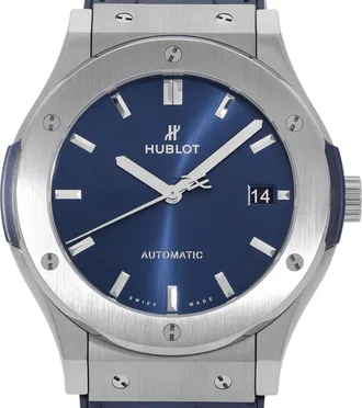 Hublot Uhren - Classic Fusion - Gr. unisize - in Blau - f&uuml;r Damen