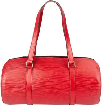 Louis Vuitton Crossbody Bags - Louis Vuitton Red Epi Leather Soufflot Handbag - Gr. unisize - in Rot - f&uuml;r Damen