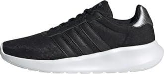 adidas Femme Lite Racer 3.0 Shoes, Core Black / Core Black / Iron Metallic, 36 2/3 EU