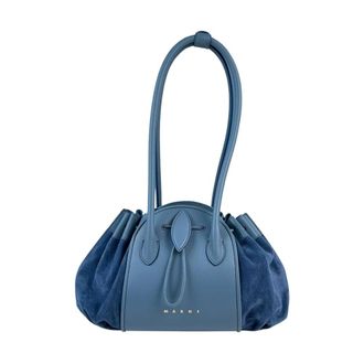 Marni Femme, Sacs, Bleu, Taille: ONE Size Sac bandouli&egrave;re Tulipea