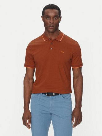 HUGO BOSS Poloshirt Parlay 190 50494697 Orange Regular Fit