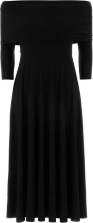 Norma Kamali Femme, Robes, Noir, Taille: 36 FR Midi Robes