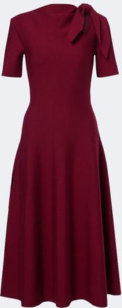 Oscar De La Renta Midikleid aus einem Wollgemisch