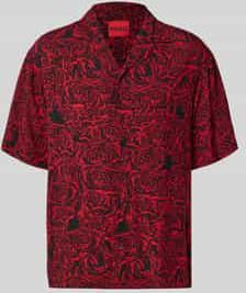 HUGO BOSS Relaxed Fit Freizeithemd aus reiner Viskose Modell ESPINO