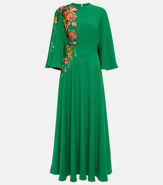 Costarellos Besticktes Maxikleid Zinnia