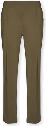 Elena Miro Femme, Pantalons, Vert, Taille: 48 FR Pantalon en jersey