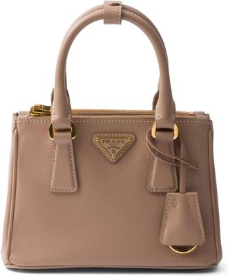 Prada Mini Galleria Tasche - Nude