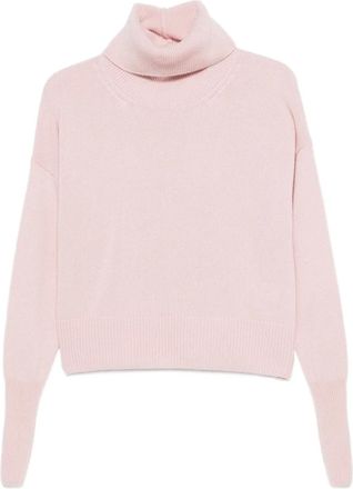 Incentive! Cashmere pull à col roulé - Rose