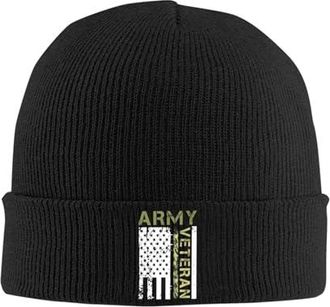 Generic Vétéran Unisex Watch Cap Épais Bonnets Hiver Coupe-Vent Bonnet De Pêcheur pour Ski Toutes Les Saisons Randonnée