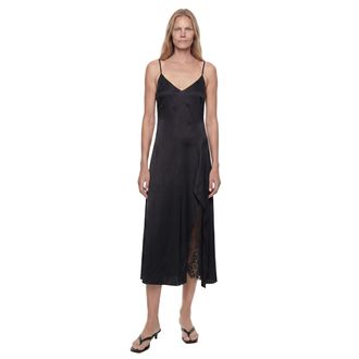 Acne Studios Satin Slip Midi Dress
