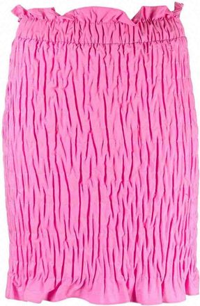 Msgm M. S.G. M. Mini Jupe - Couleur Chair