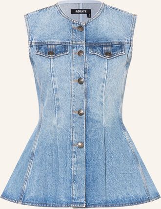 Rotate Rotate Jeansbluse blau