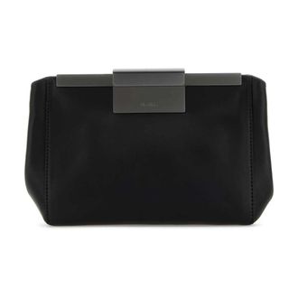 Max Mara Clasp Clutch - - Bags - Damen - Schwarzk - ONE SIZE