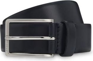 BOSS Cuir ceinture Erman-L Sz35 Leather Belt W110 Navy bleu marine