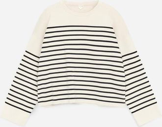Arket Baumwollpullover -Blau