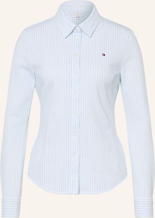 Tommy Hilfiger Hemdbluse Aus Piqu&eacute; weiss