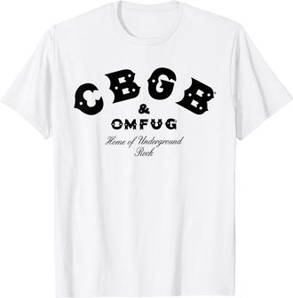 CBGB Classic Logo On White T-Shirt