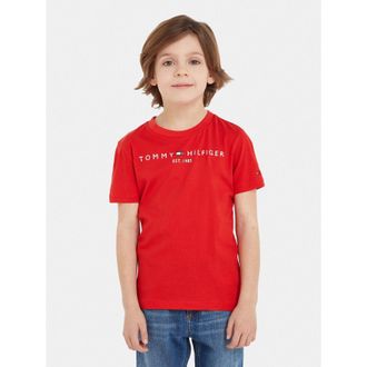 Tommy Hilfiger T-Shirt Essential KS0KS00210 S Rot Regular Fit